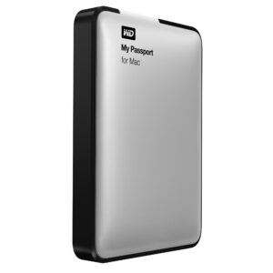 wd 2tb silver my passport for mac portable external hard drive - usb 3.0 - wdbzyl0020bsl-nesn