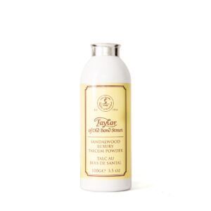 taylor of old bond street sandalwood talcum powder 100g (07155)