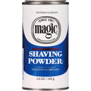 magic shaving powder blue 5 ounce regular depilatory (145ml) (2 pack)