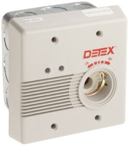 detex eax2500f flush mounted ac/dc powered door alarm