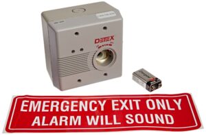 detex surface mounted ac/dc powered door alarm