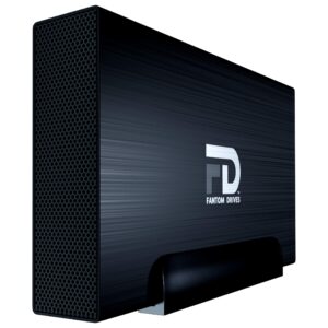 fantom drives fd 4tb external hard drive - usb 3.2 gen 1-5gbps & esata - gforce 3 aluminum - black - compatible with mac/windows/ps4/xbox (gf3b4000eu)