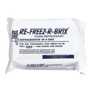 polar tech re-freez-r-brix rb28 foam refrigerant packs, 28oz capacity (case of 6)