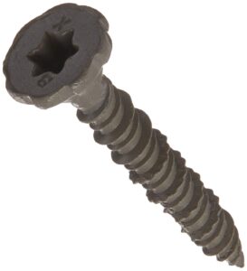 rock on 23301 9 by 1-1/4" serrated head star drive cement board screws (185 pack)