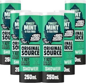 original source tea tree & mint shower gel 250ml - (pack of 6)