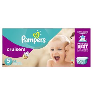 pampers cruisers diapers - size 5-96 ct