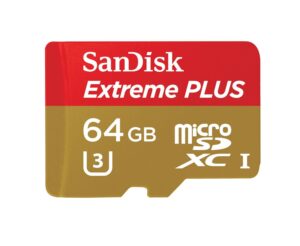 sandisk extreme plus 16gb microsdhc uhs-i memory card speed up to 80mb/s with adapter- sdsdqx-016g-u46a (older version)