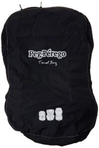 peg perego car seat travel bag, black