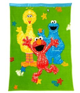 sesame street toddler blanket - elmo & friends