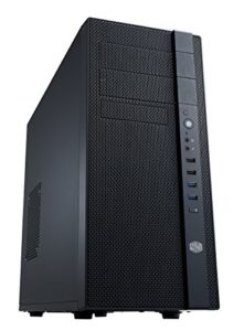 cooler master n400 - mid tower computer case with fully meshed front panel (nse-400-kkn2)