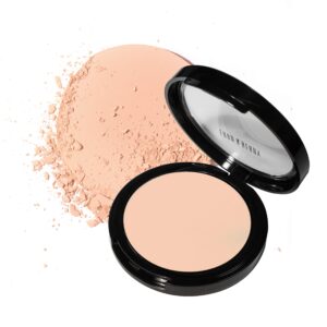 lord and berry pressed natural coverage long lasting shine control makeup powder with matte finish, ivory