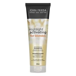 john frieda sheer blonde highlight activating shampoo,platinum to champagne 8.3 oz / 250ml