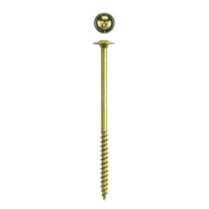 spax 1/4" x 6" interior washer head structural wood lag screws powerlags torx t-star (50 ea) bit included heavy duty