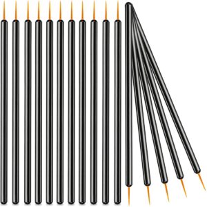 kingmas 100 pack eyeliner brush, disposable ultra-fine point eyeliner applicator cosmetic eye wands eye liner makeup tool