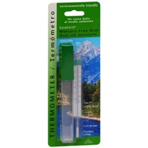 geratherm thermometer oral mercury free - each