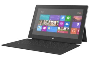 microsoft surface rt 32gb tablet with black type cover