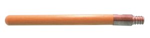 magnolia brush m-60 hardwood metal threaded handle with clear lacquered finish, 15/16" diameter x 5' length (case of 12)