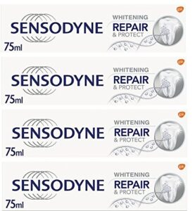 sensodyne repair and protect whitening toothpaste [pack of 4]