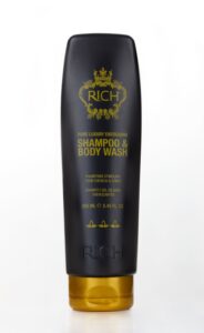 rich hair care pure luxury energizing shampoo and body wash, 8.45 oz.