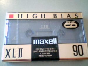 maxwell xlii90 high bias one cassette, 90 minutes recording iec type ii high