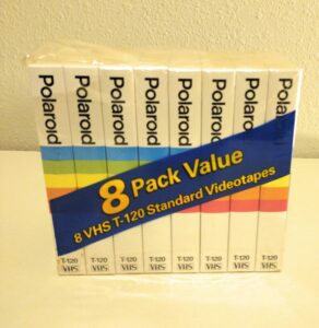 polaroid supercolor vhs 8 pack