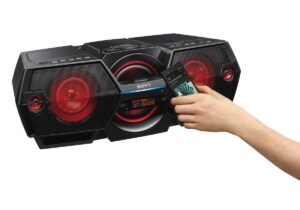 sony zs-btg900 portable nfc bluetooth wireless boombox speaker system