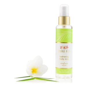 pure fiji hydrating body oil mist - moisturizing body oil after shower - essential natural bath oil - hair and spray moisturizer, starfruit, 3 oz