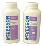 mckesson baby powder - cornstarch, with aloe and vitamin e - fresh scent, 4 oz, 1 count