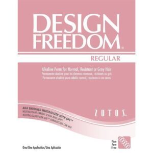 design freedom regular alkaline perm for normal, resistant or gray hair by zotos personal healthcare / health care