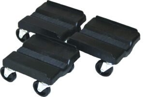 supercaddy 27-3390 dolly 3-piece set (black)