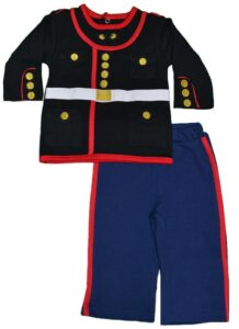 u.s marine corps dress blues uniform baby outfit (0-3 months)