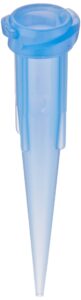 metcal 922125-dhuv series tt high density polyethylene uv light block taper tip for fluid dispensing needle, 1.25" tip size, 22 gauge, blue (pack of 50)