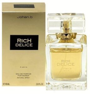 johan b. rich delice for women eau de parfum spray, 2.8 ounce