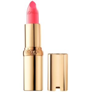 l’oréal paris colour riche original creamy, hydrating satin lipstick with argan oil and vitamin e, i pink you're cute , 1 count