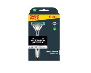 wilkinson sword quattro titanium sensitive razor blades - pack of 8 blades