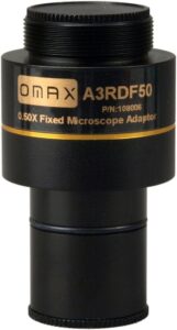 omax 0.5x reduction lens for microscope camera