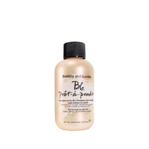 bumble and bumble. prêt-à-powder dry shampoo powder | adds volume, texture + absorbs oil | non-aerosol | wavy + straight, 2 ounce