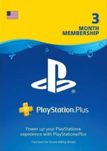 sony ps plus 3 month sub card live (3000132)