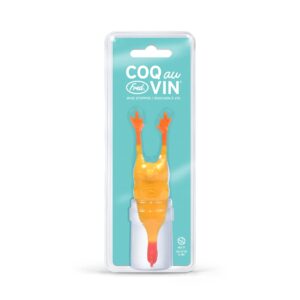 genuine fred coq au vin wine bottle stopper