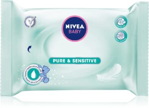 nivea baby pure & sensitive wet wipes 63x