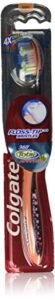 colgate 360 total advanced floss-tip bristle toothbrush, full head soft