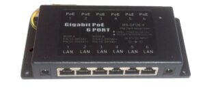 poe texas gpoe-6ab | 6-port gigabit poe injector for 802.3af or 24 volt passive devices | power supplies available seperately