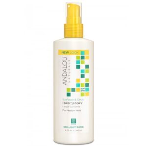 andalou naturals medium hold hair spray sunflower and citrus - 8.2 fl oz