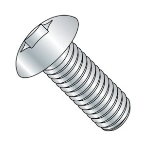 small parts 3132mtt steel truss head machine screw, zinc plated, meets asme b18.6.3, t40 star drive, 5/16"-18 thread size, 2" length, fully threaded, imported (pack of 10)