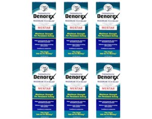 denorex dandruff shampoo + conditioner maximum itch relief, 10 fl oz (pack of 6)