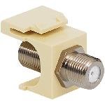 icc module- f-type- nickel plated- almond / icc-ic107b5fal /