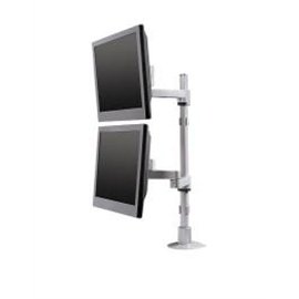 innovative office products 9112-d-28-fm-104 dual tier foldable lcd arm with 28 pole.includes both 75mm and 100mm vesa adapte