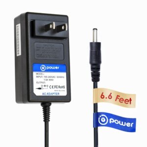 t-power 12v charger for belkin & netgear wireless router, tplink & d-link modem, motorola, eero home wifi system power supply cord ac dc adapter