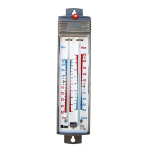 bon tool 82-726 max min thermometer mercury free with magnet reset