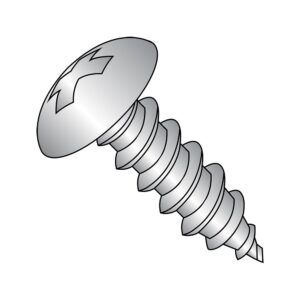 small parts 0814apt188 18-8 stainless steel sheet metal screw, plain finish, truss head, phillips drive, type a, #8-15 thread size, 7/8" length (pack of 50)